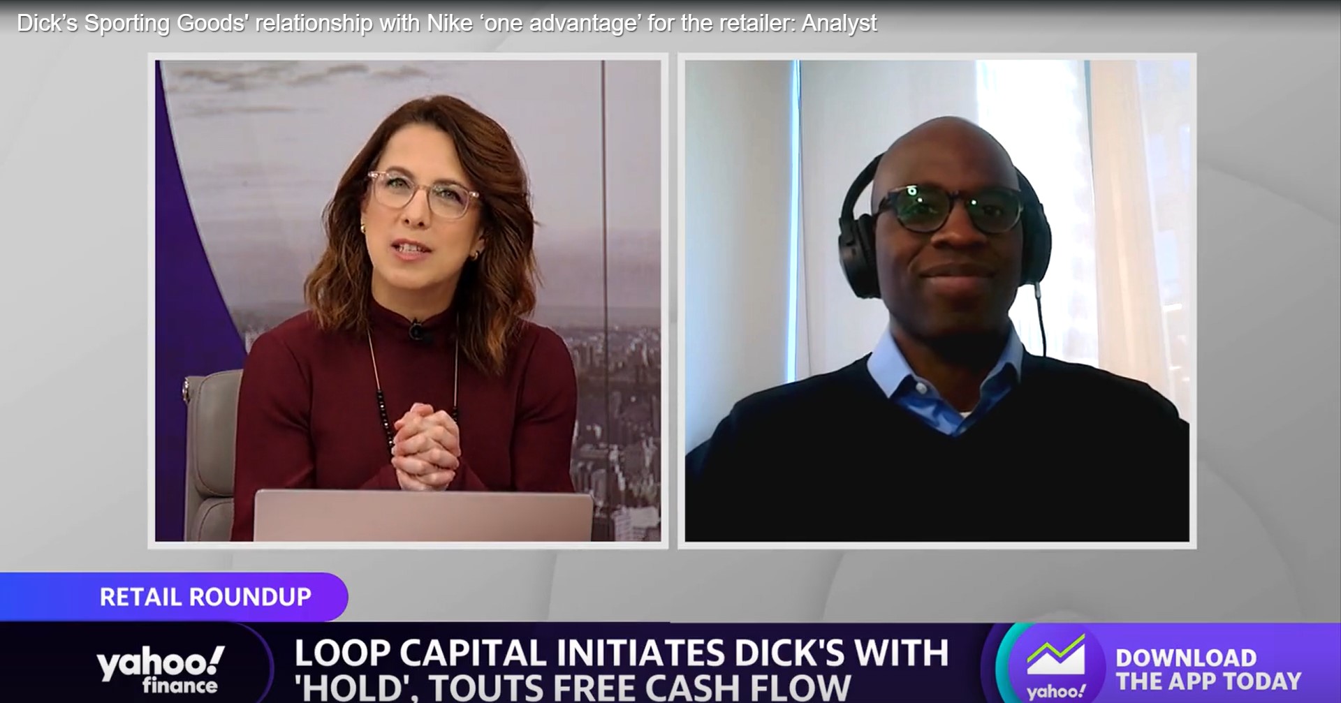 Anthony Chukumba Discusses Sporting Goods Retailers On Yahoo Finance - Loop